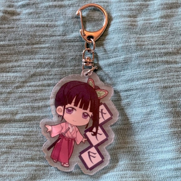 Accessories | Anime Demon Slayer Tsuguko Kanao Tsuyuri Charm Keychain ...